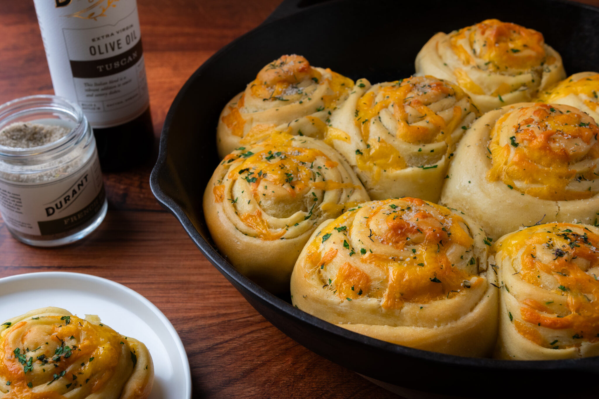 Durant at Red Ridge Farms | Cheese & Herb Savory Rolls